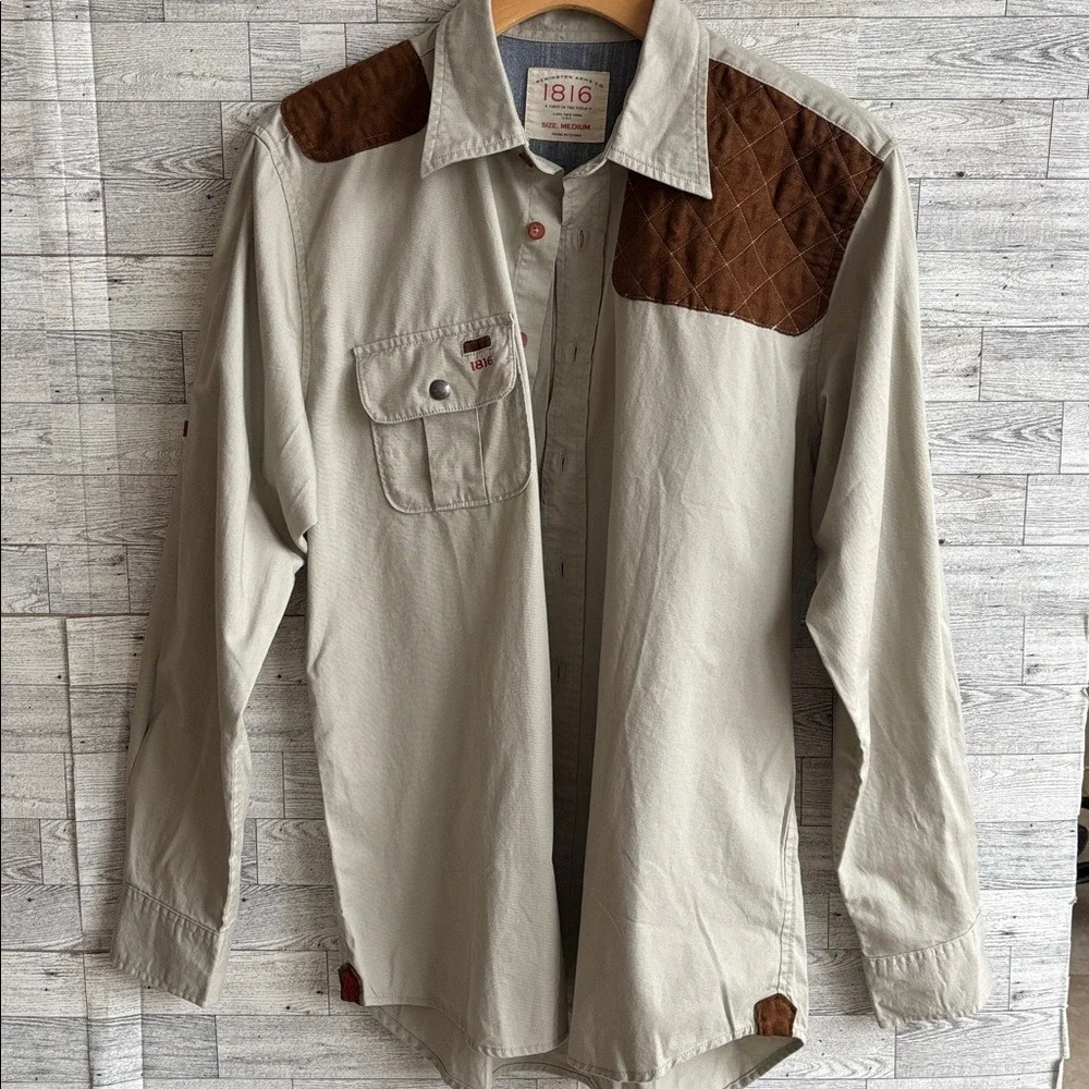 Remington | Shirts | Vintage Remington Arms Co Hunting Shirt 816 Cotton ...